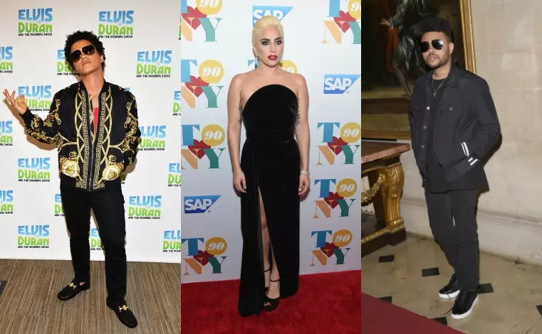 Bruno Mars, Lady Gaga un The Weeknd uzstāsies Victoria’s Secret modes skatē