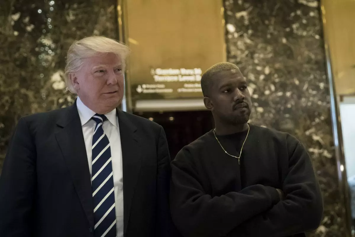 Kas šį rytą paskatino Kanye Westo susitikimą su Donaldu Trumpu?