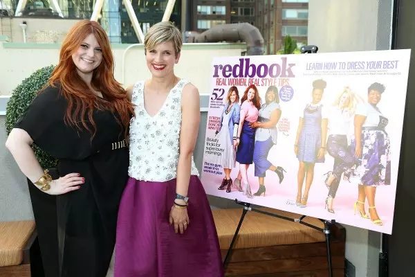 „Real Women Style Awards“ laureatė Christine Buzan ir „Redbook“ vyriausioji redaktorė Meredith Rollins