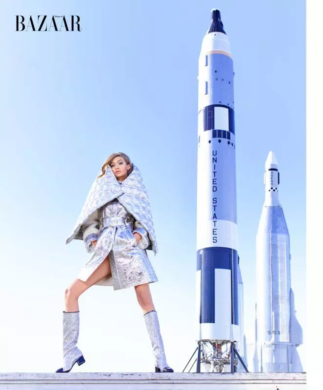 Gigi Hadid Shoots for the Moon yn Harper’s Bazaar 62030_5