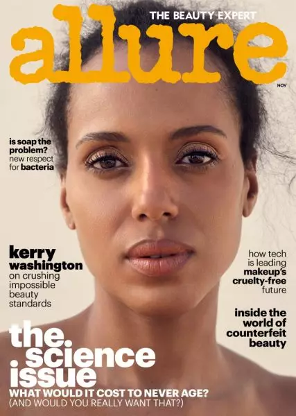 Gitabonan ni Kerry Washington ang Isyu sa Siyensya sa Nobyembre sa Allure 62099_2