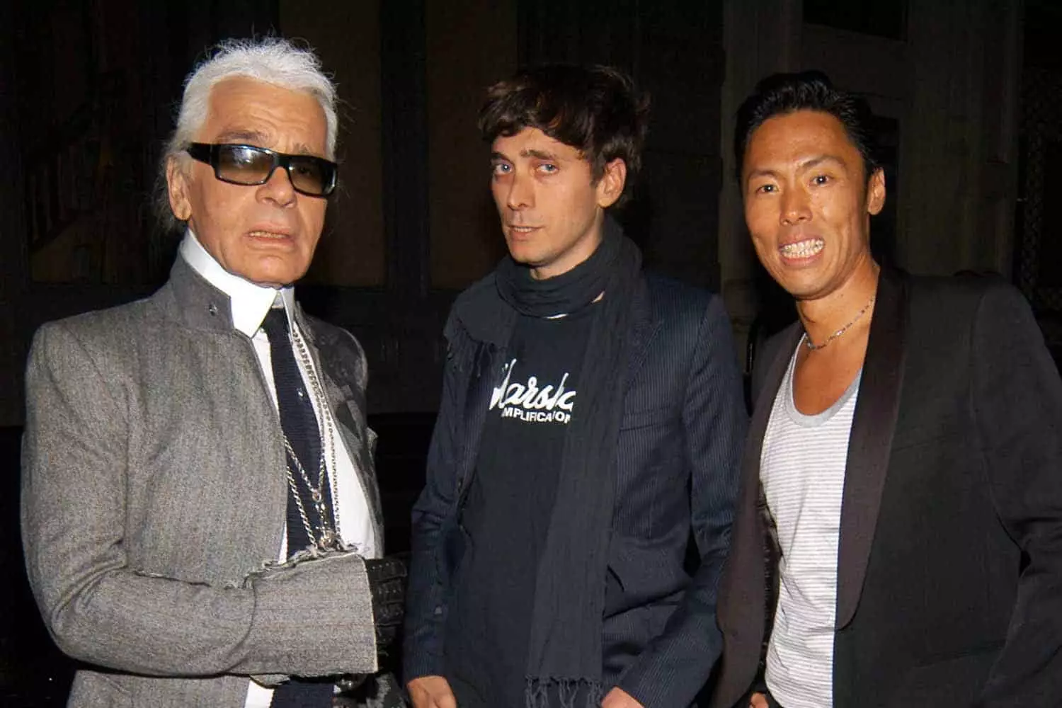 Stephen Gan သည် Karl Lagerfeld နှင့်တွေ့ဆုံရန် Lilac Suit ကို ၀တ်ဆင်ခဲ့သည်။ 63079_2
