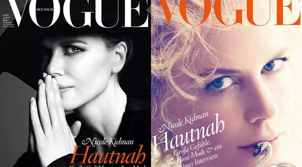 Pinapasok ni Nicole Kidman ang Mga Pahina ng German Vogue