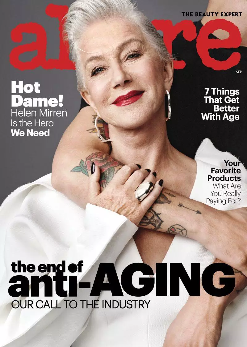 Hot Dame! Helen Mirren behannelet Allure's anty-anti-aging-kwestje