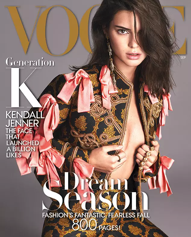 Кендалл Дженнер Vogue журналынын сентябрдагы санын жазды 65453_1