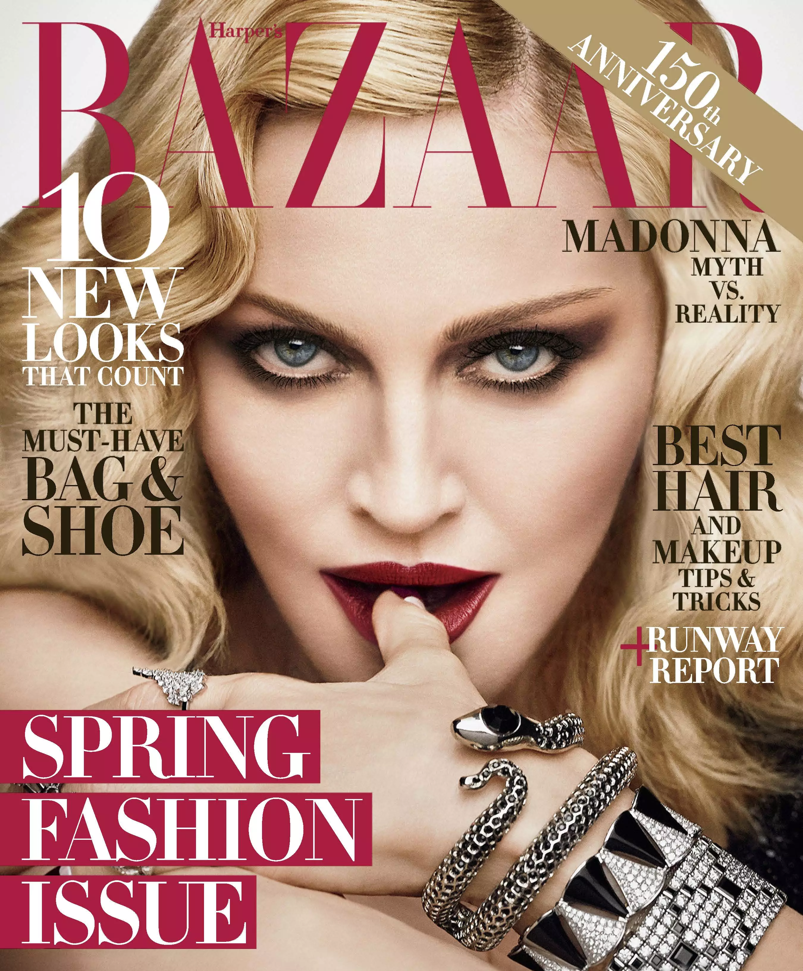 Madonna naar Harper's Bazaar: "Ik heb me altijd onderdrukt gevoeld."