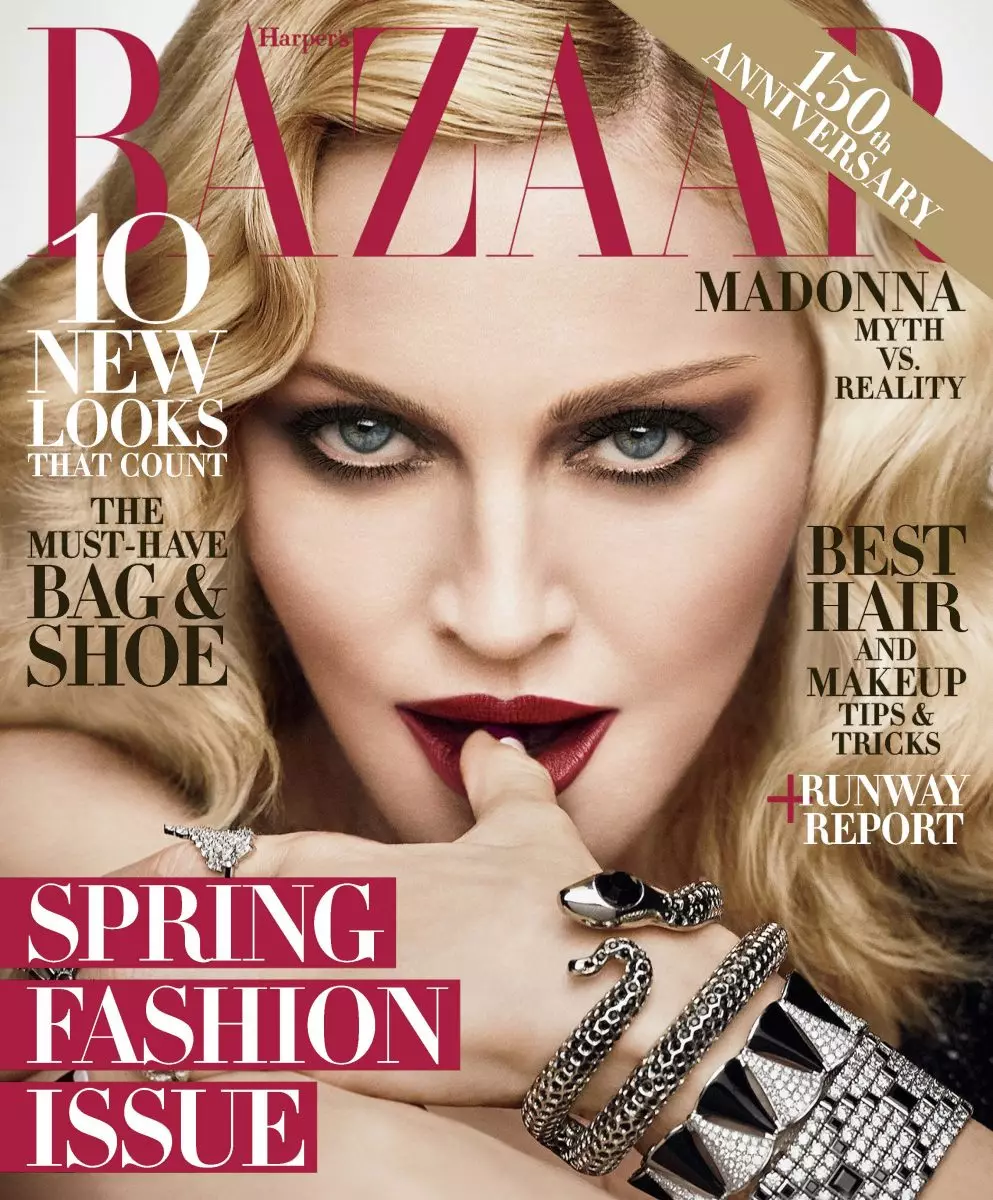 Madonna à Harper's Bazaar : 