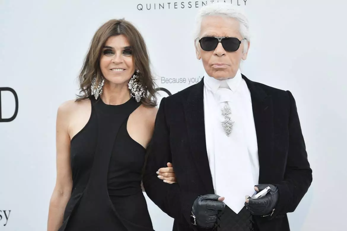 Carine Roitfeld a Karl Lagerfeld