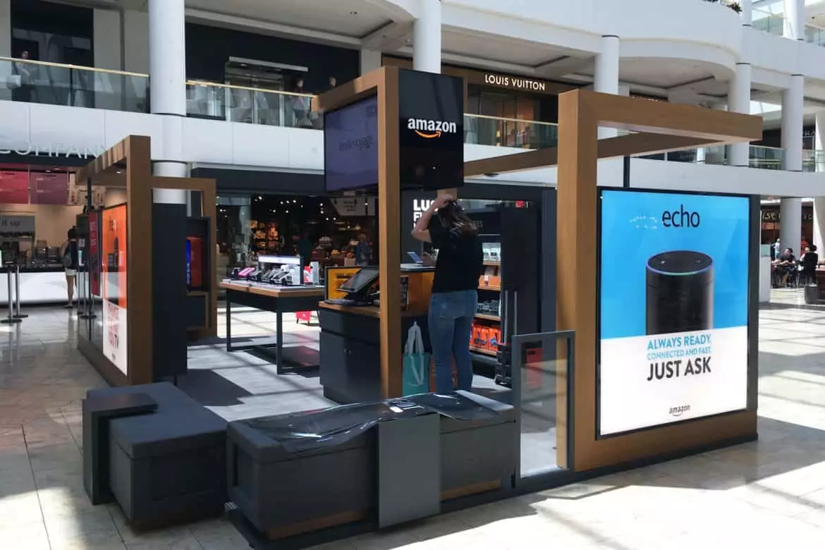 Amazon popup-kiosker