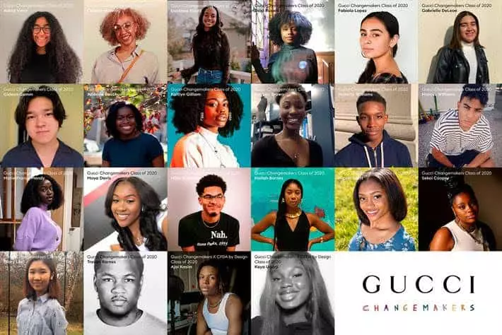 Gucci ເປີດເຜີຍ 2020 Class of Changemakers Scholarships