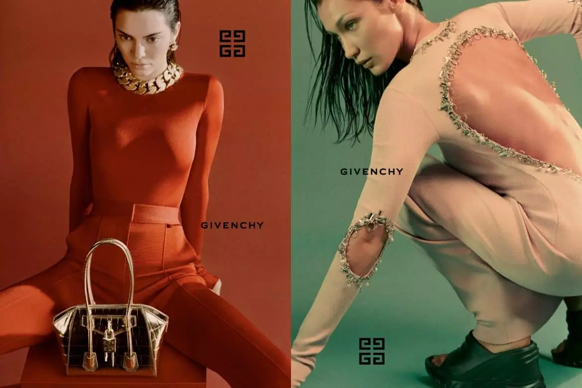Bella Hadid Ug Kendall Jenner Nag-atubang sa Givenchy SS '21 nga Kampanya Sa Mga Piraso Sa Panahon 6873_1