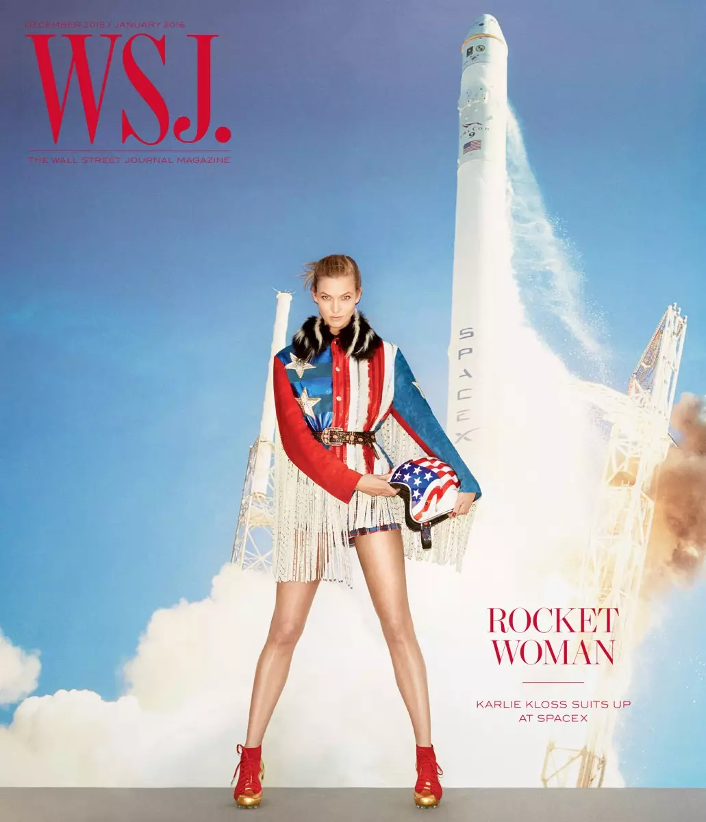 Karlie Kloss’Out of this World Cover forWSJ。