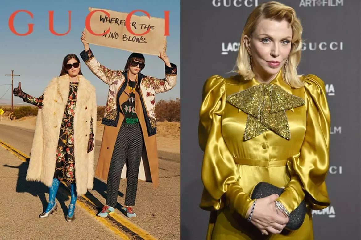 Gucci Karbono Neutroa da, Courtney Loveren Sackler Feud-ek gora egiten jarraitzen du