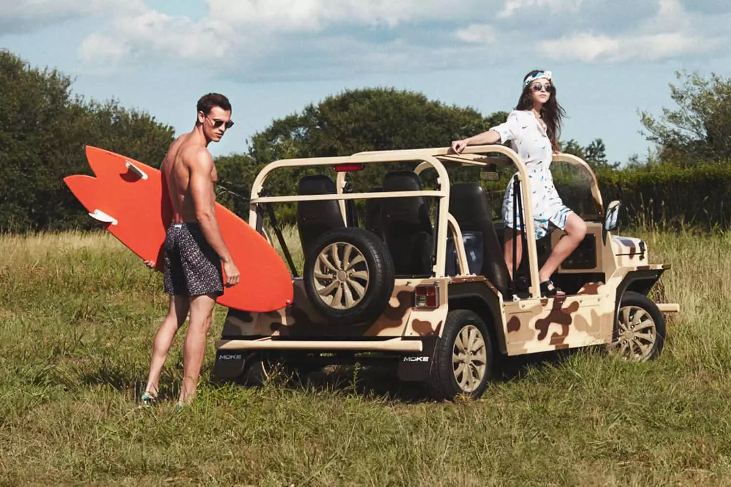 Električni avtomobili Moke America so to poletje najbolj eleganten način za potovanje po Hamptonsu