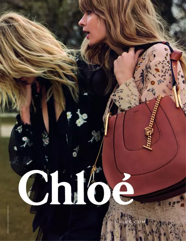 Chloé Debuts Fall 2015 Ad Campaign with Anja Rubik සහ Julia Stenger 74548_3