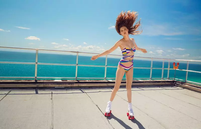 Lindsey Wixson Fronts the Daily Summer, ຍິງໂດຍ Sebastian Faena 7518_13