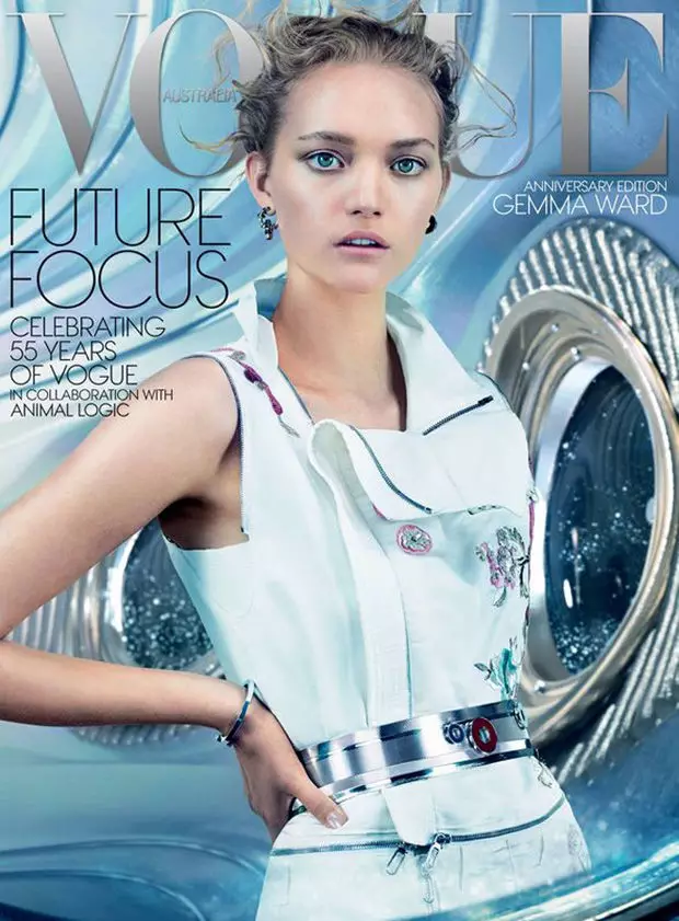 De comeback van Gemma Ward gaat verder met een Vogue Australia-cover 75547_1