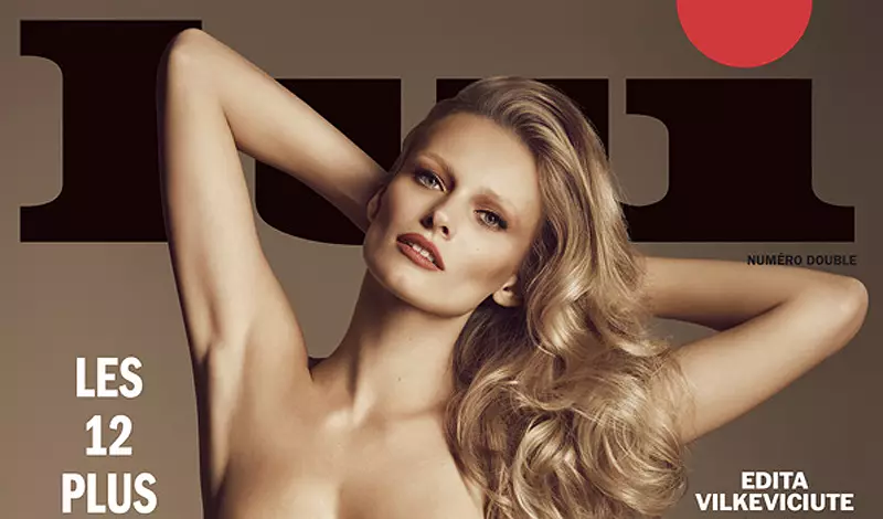 12 Top Mod tra cui Lara Stone e Amber Valetta Pose Topless per Lui Magazine (NSFW) 75933_1