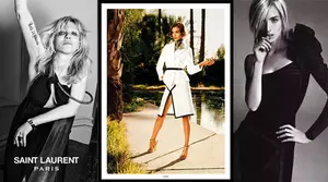 Nou anunci de Saint Laurent d'Hedi Slimane... A més! Campanyes YSL del passat