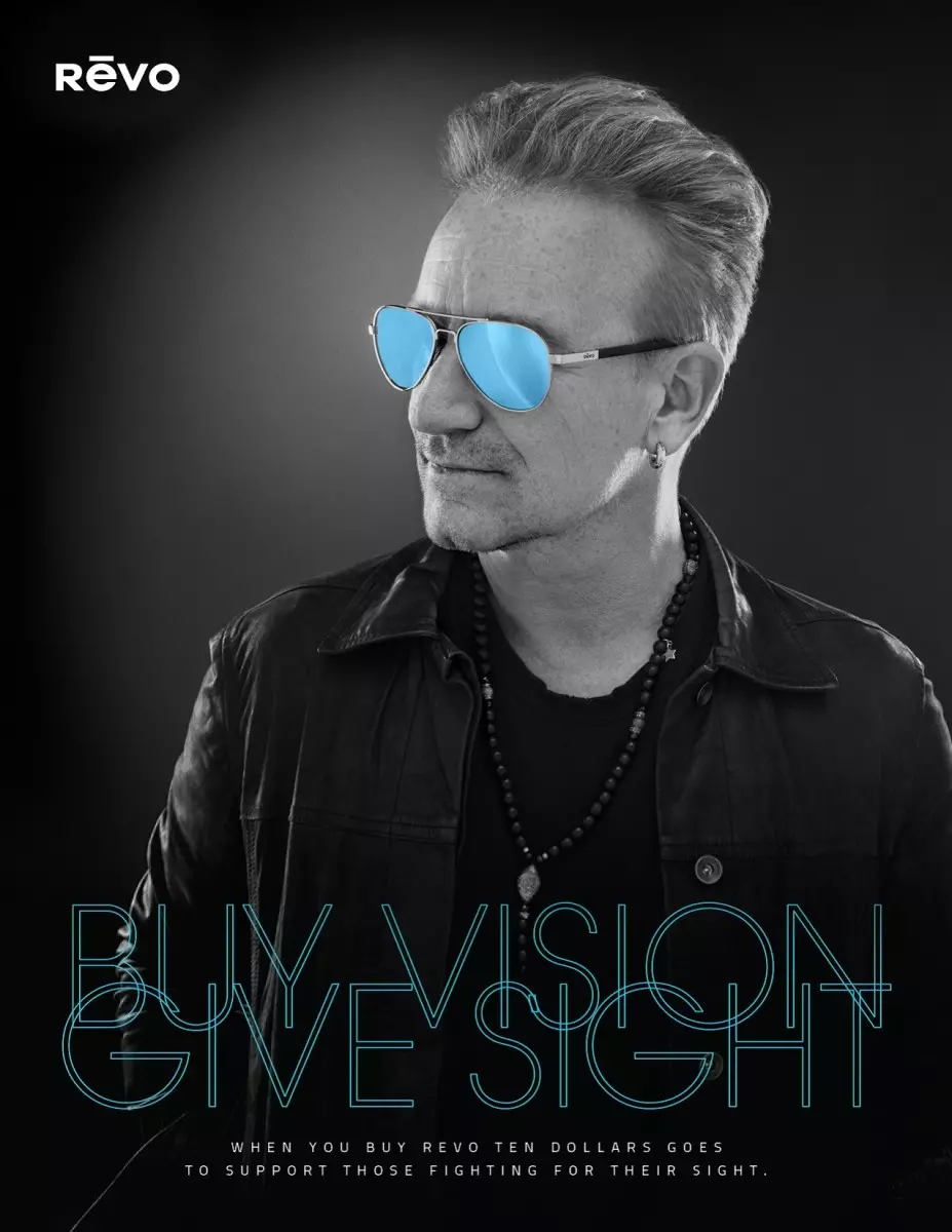 Bono για Buy Vision Give Sight - εικόνα από τον Sam Jones Photography