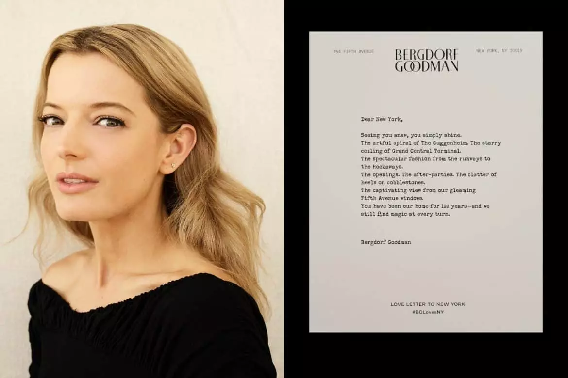 Запознайте се с Elle Strauss, главният мозък зад вдъхновяващата нова инициатива „Любовни писма до Ню Йорк“ на Bergdorf Goodman