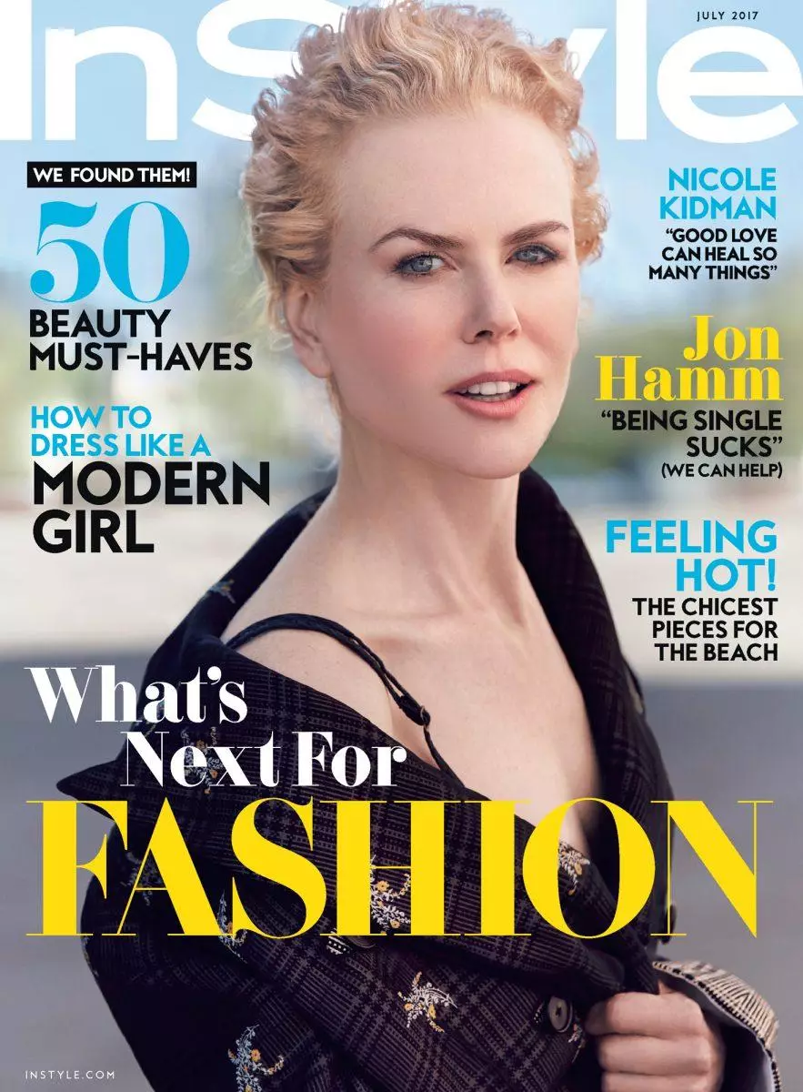 Nicole Kidman은 InStyle을 커버합니다. 사소한 거짓말, 관계, 패션 등에 대해 이야기합니다. 78119_2