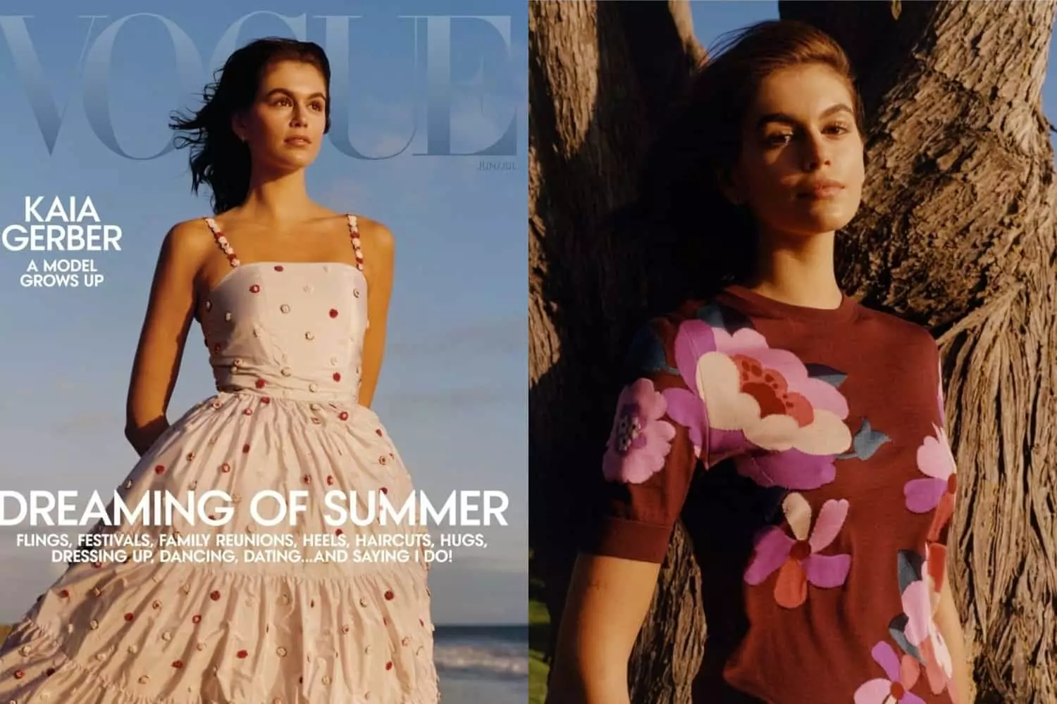 Kaia Gerber, ຜູ້ໃຫຍ່ທັງຫມົດ! Supermodel Teen Lands Cover Vogue ທໍາອິດຂອງນາງ