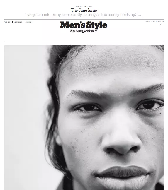 Exclusive: Hood By Air’s Casting Director Covers The NY Times ’An‘ Men’s Style ’is déanaí 78758_1