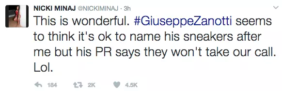 #WhatsGoodGiuseppe: Nicki Minaj dá a explosión ao deseñador de zapatos Giuseppe Zanotti 79057_15
