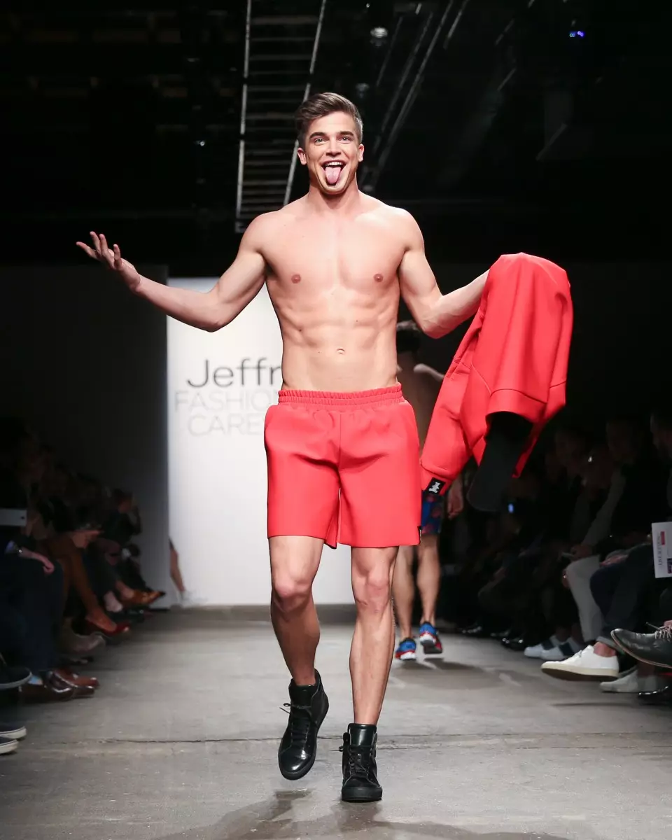 The Daily Davis: desfile de carne de modelo masculino de Jeffrey Cares