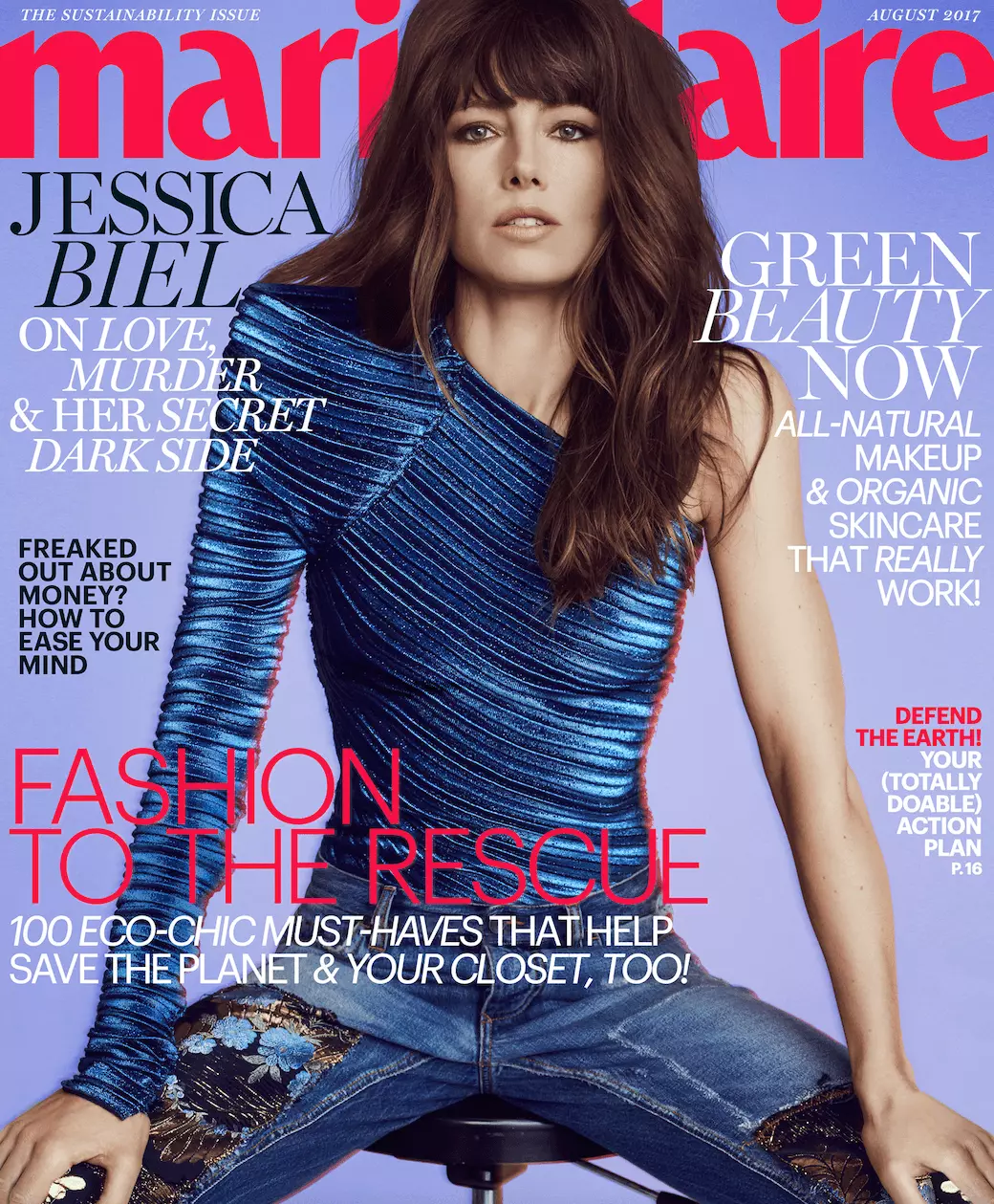 Jessica Biel mbulon numrin e gushtit të Marie Claire 79908_1