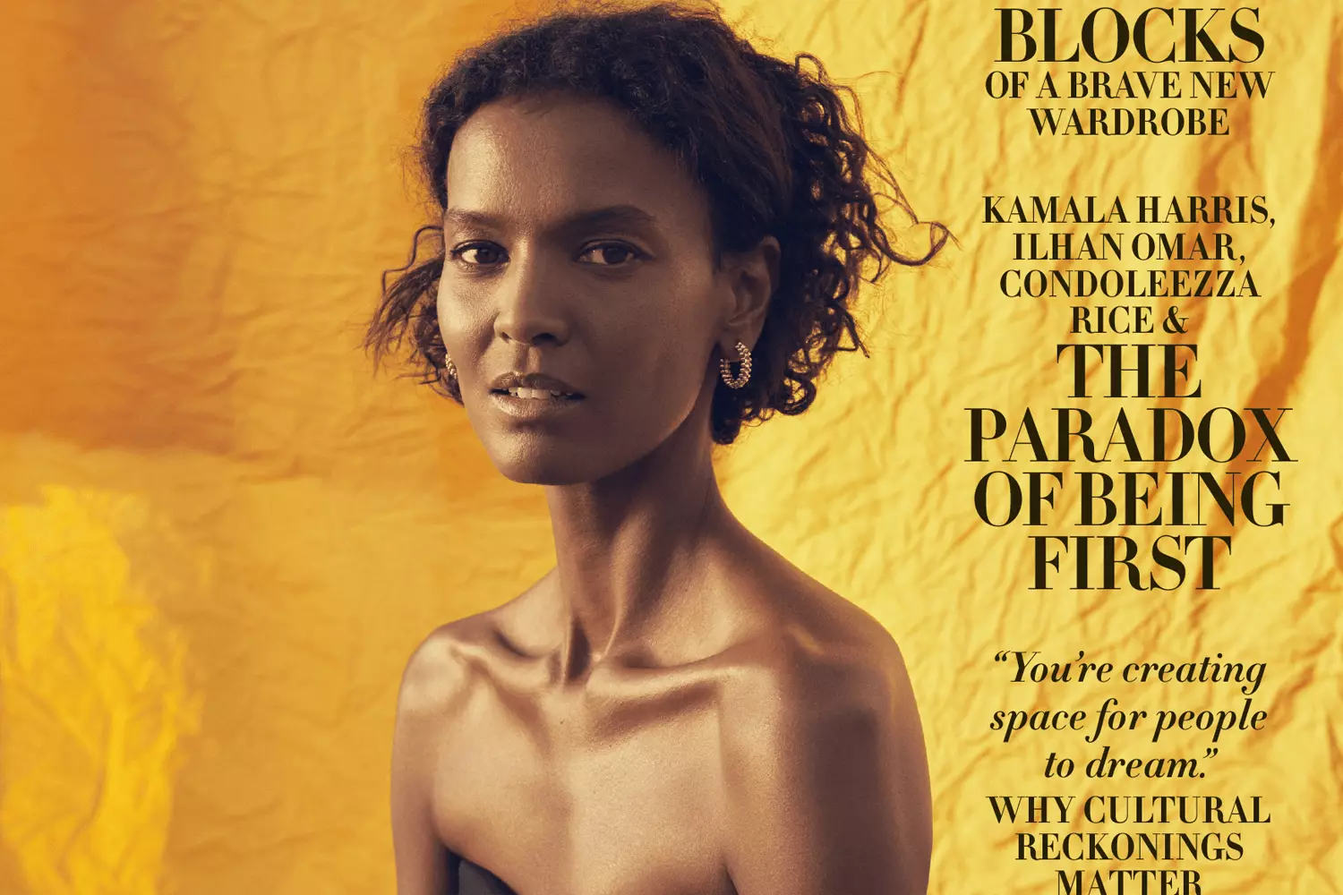 Prima coperta Harper’s Bazaar a Samira Nasr este, de asemenea, o premieră pentru Liya Kebede