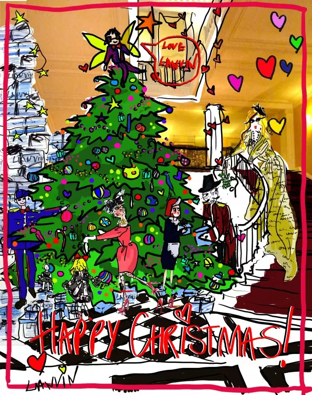 Hvert Claridges Designer Tree of Christmas Past 80710_7