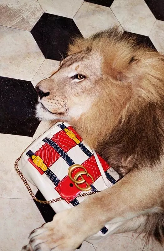 Λιοντάρια, τίγρεις και Gucci βγαίνουν στους δρόμους της Ρώμης για την εκστρατεία άνοιξη/καλοκαίρι 81069_15