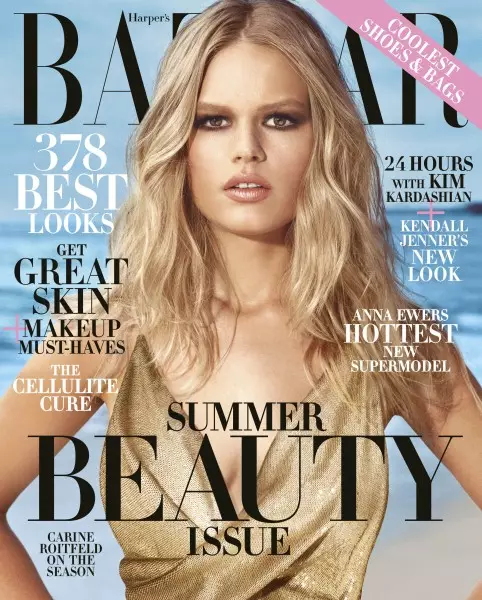 HBZ Anna Ewers May Newsstand Cover