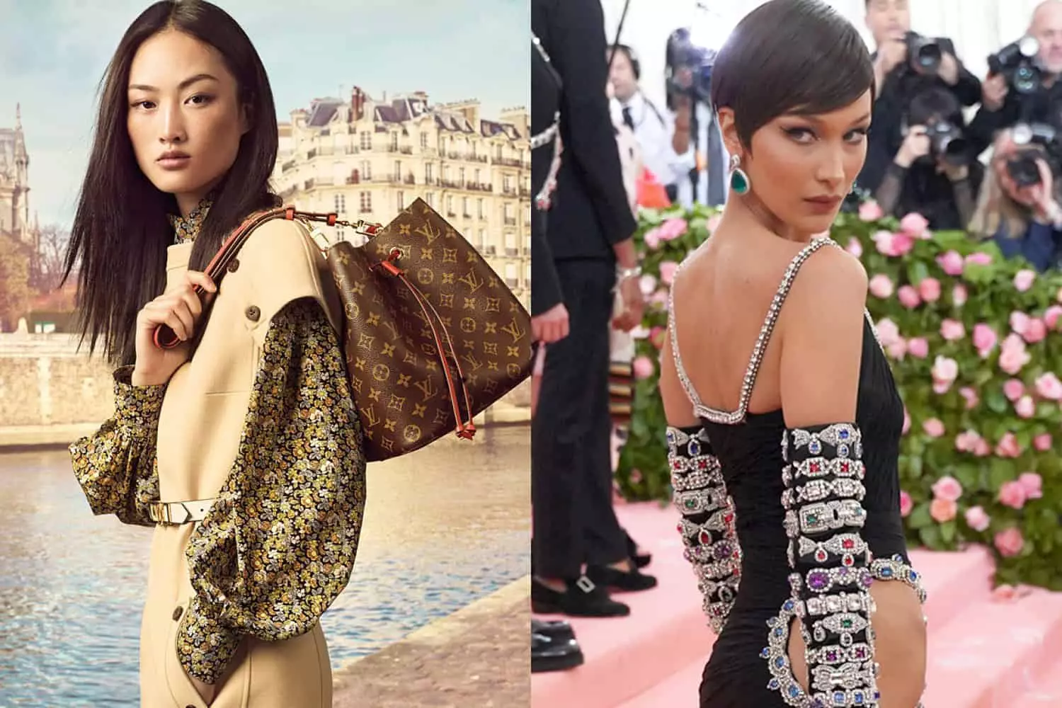 Louis Vuitton Alu i Texas, Bella Hadid O le Fafine Sili ona Lalelei i le Lalolagi