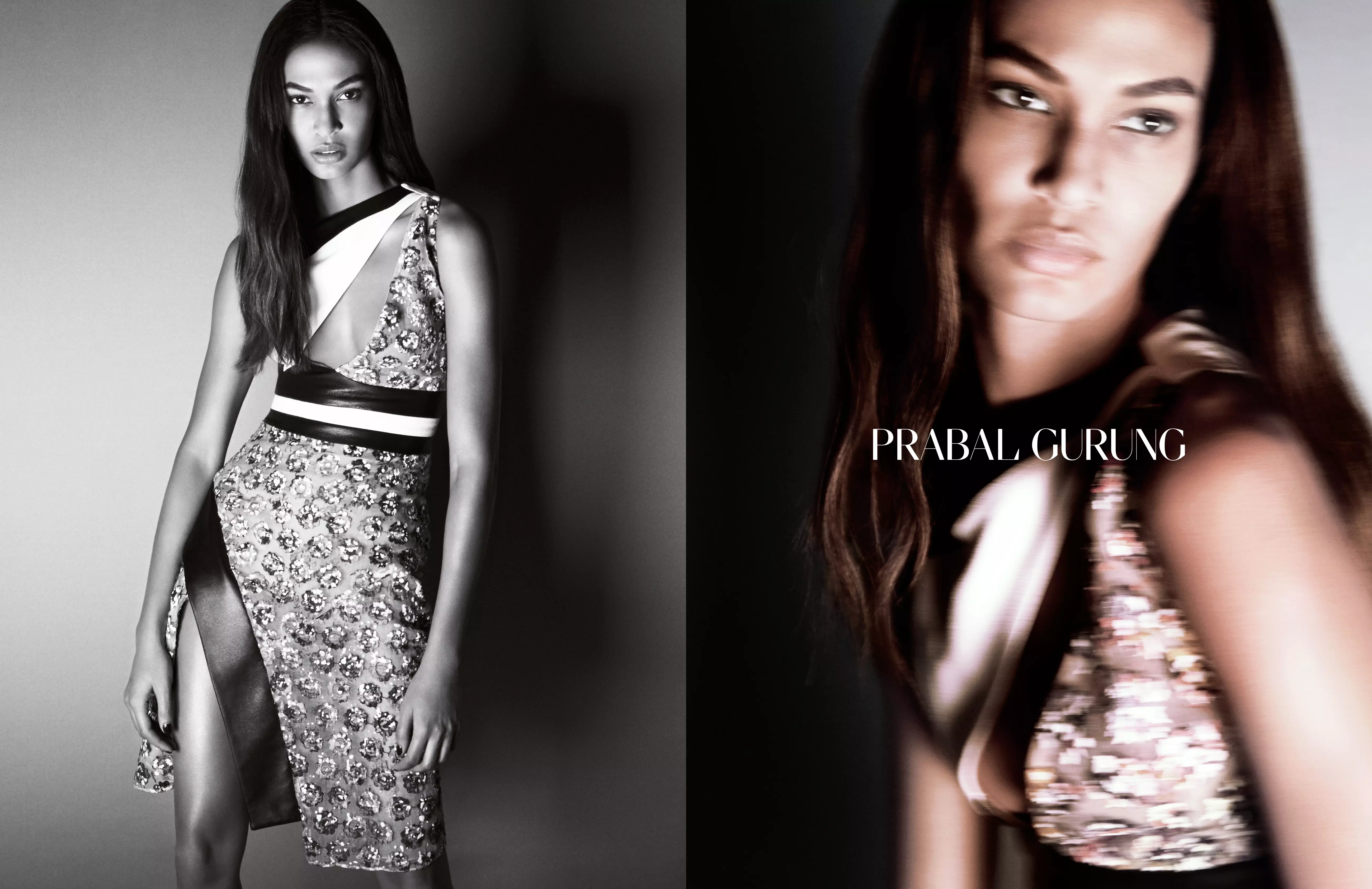 Prabal Gurung greift BFF Joan Smalls für die Frühjahrskampagne an 88504_1