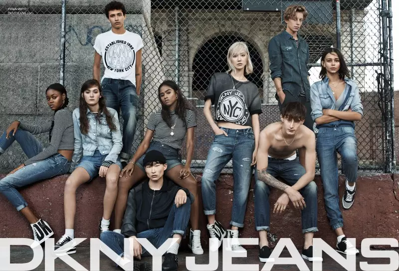 Ƙwallon Ƙwallon Ƙwallon Ƙwallon Ƙwallon Ƙaƙwalwar Yara A cikin DKNY Da DKNY Jeans' Campaigns Spring 88505_2