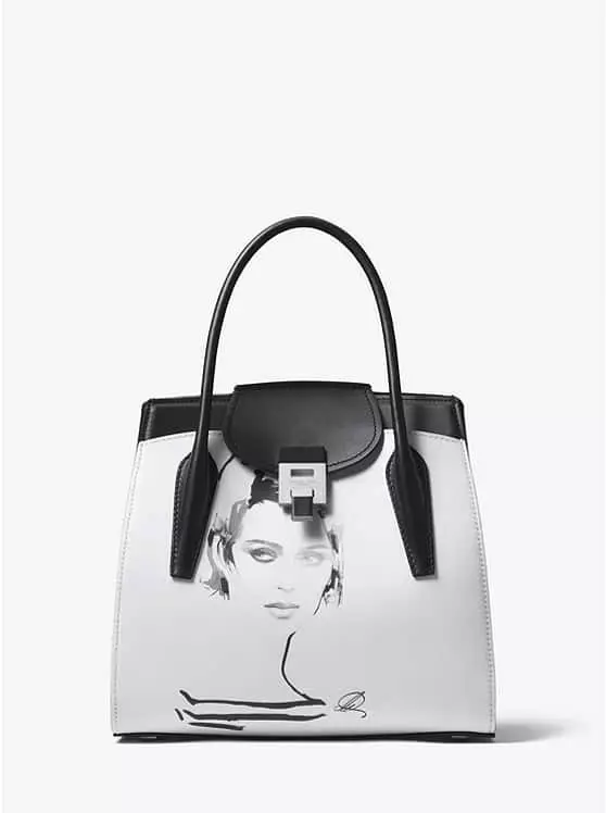 Elekto de Redaktoro: La Top-Handle Bag de David Downton Collaboration de Michael Kors Collection 8893_4