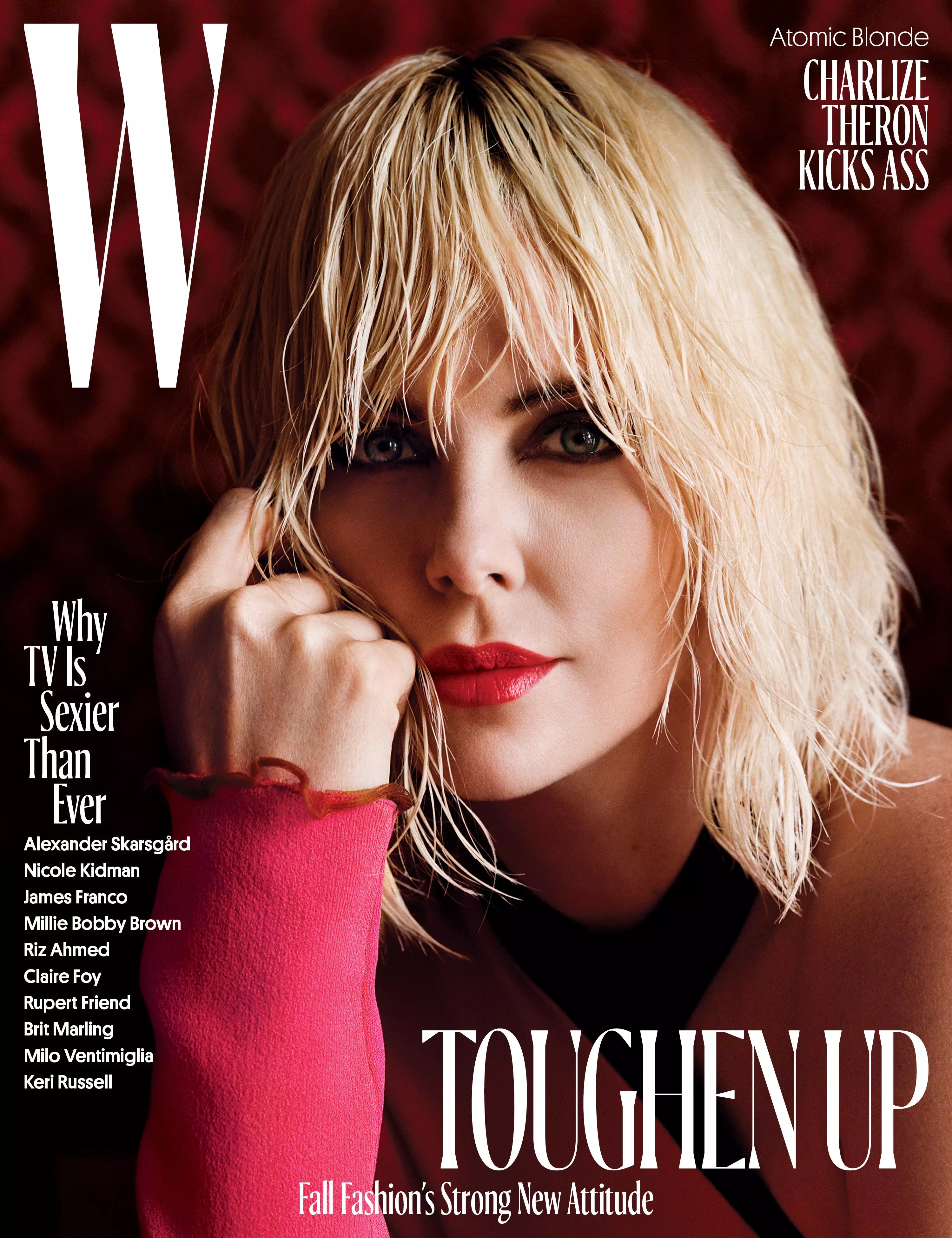 查理茲·塞隆 (Charlize Theron) 為 W 雜誌八月刊報導