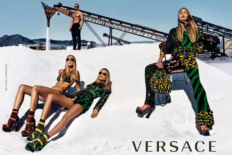 吉吉·哈迪德 (Gigi Hadid) 為范思哲 (Versace) 16 春夏廣告大片效力 90036_2