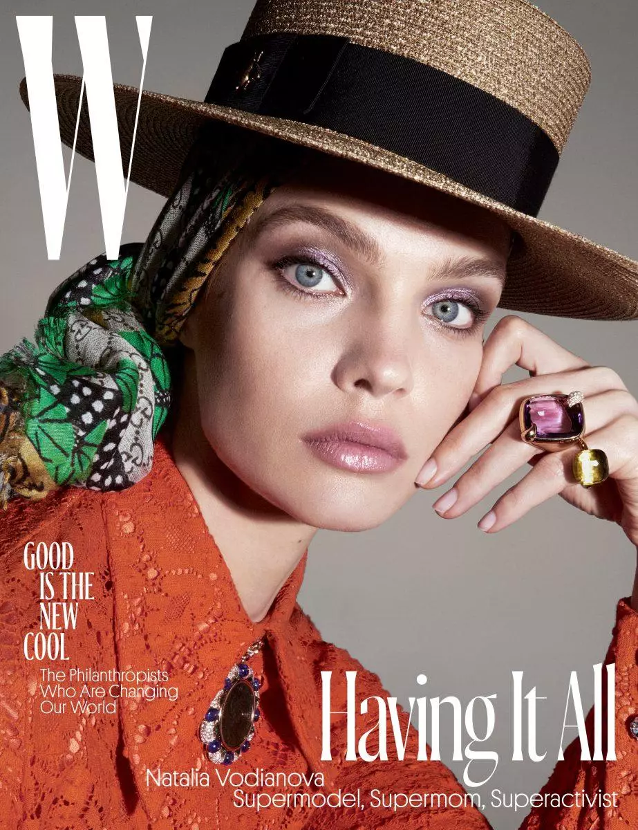 Natalia Vodianova und ihr Familienstar in der Juni/Juli-Ausgabe des W Magazine 90478_2