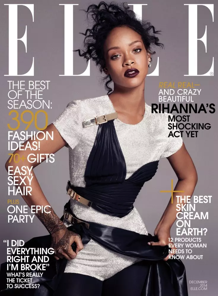 ELLE 14. december Naslovnica Rihanna