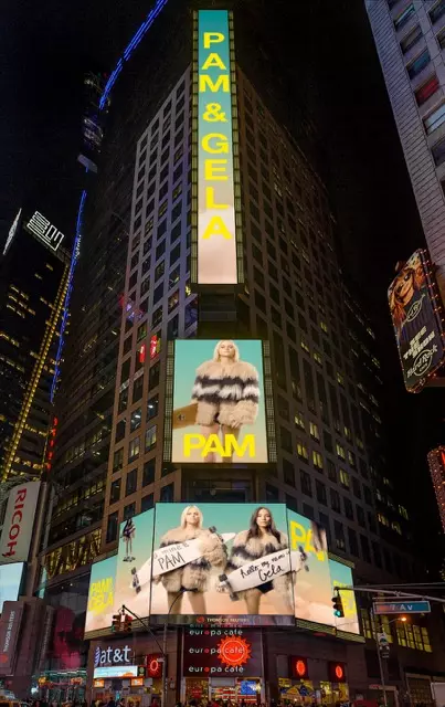 Panneau d'affichage numérique de Times Square