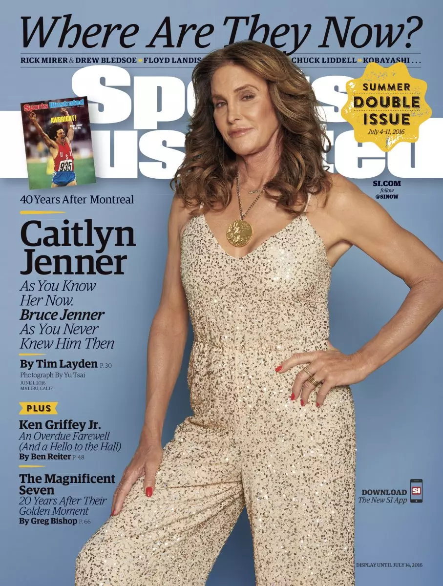 Caitlyn Jenner se Golden Sports Illustrated Cover 94841_2