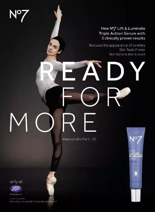 No7 lanserar Skincare with a Private Performance av taleskvinnan Ballerina Alessandra Ferri 94915_2