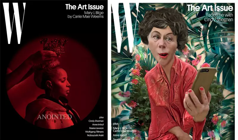 Mary J. Blige i Cindy Sherman cobreixen el número d'art de la revista W 95126_1