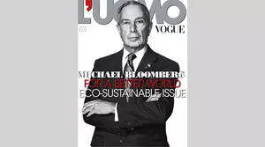 El alcalde Bloomberg aparece en la portada de la edición ecológica de L'Uomo Vogue 96127_1
