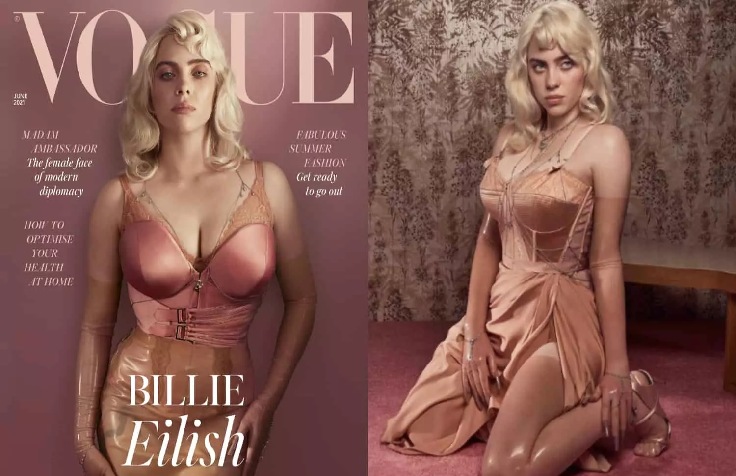 Billie Eilish 的英国版《Vogue》封面打破 Instagram 世界纪录 9946_1