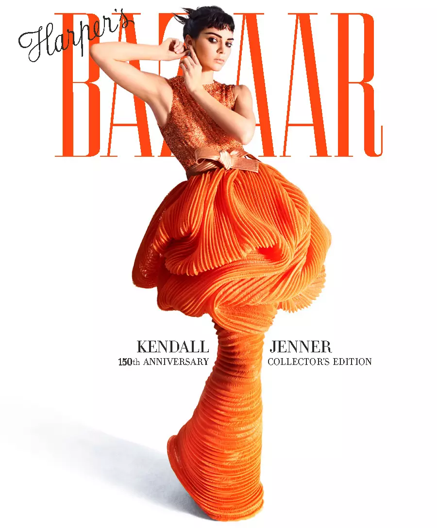 Kendall Jenner Tkopri l-Ħruġ ta’ Mejju ta’ Harper’s Bazaar 99799_1